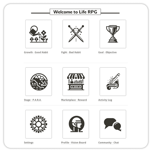 LiFE RPG - Notion Template for Gamify Your Life