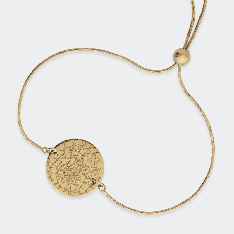 Night Sky 18k Gold Vermeil Star Map Bracelet