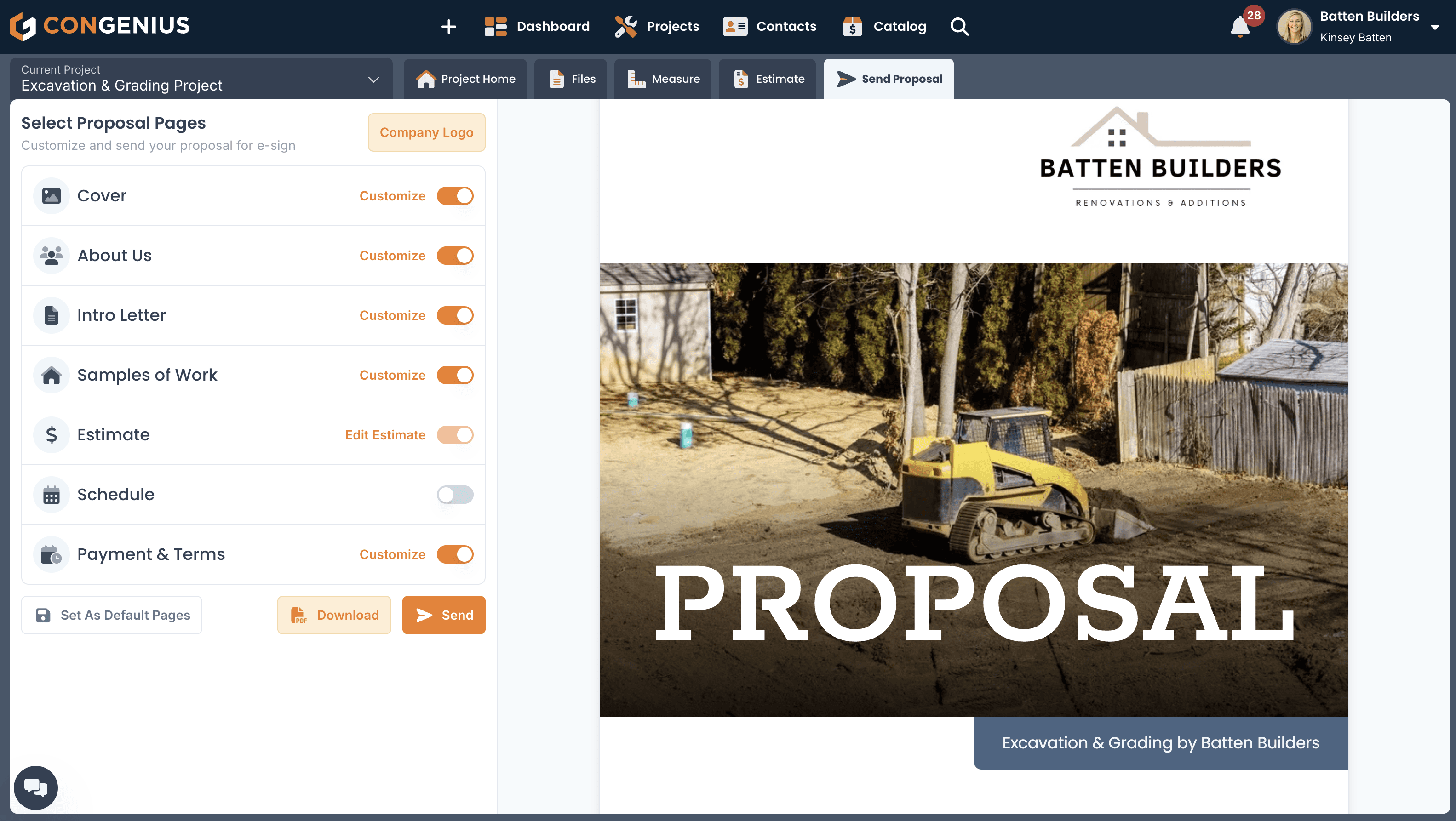The Best Excavation Estimating, Takeoff, and Proposal Software - ConGenius