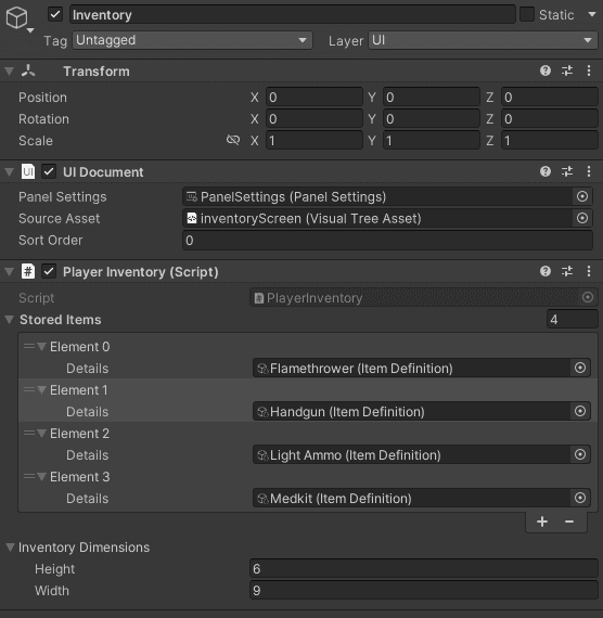 Code the grid based inventory system - What Up Games