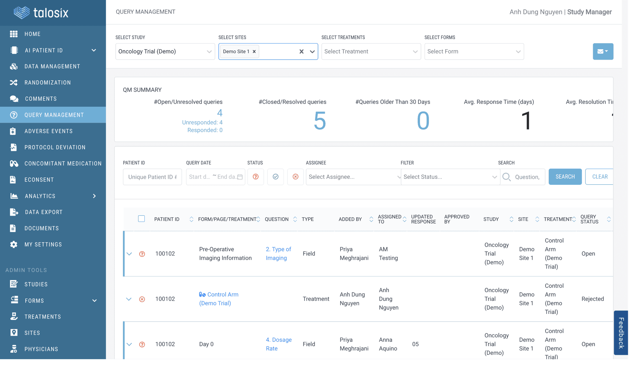 AI-Powered Platform for Clinical Trial Management and Patient ...