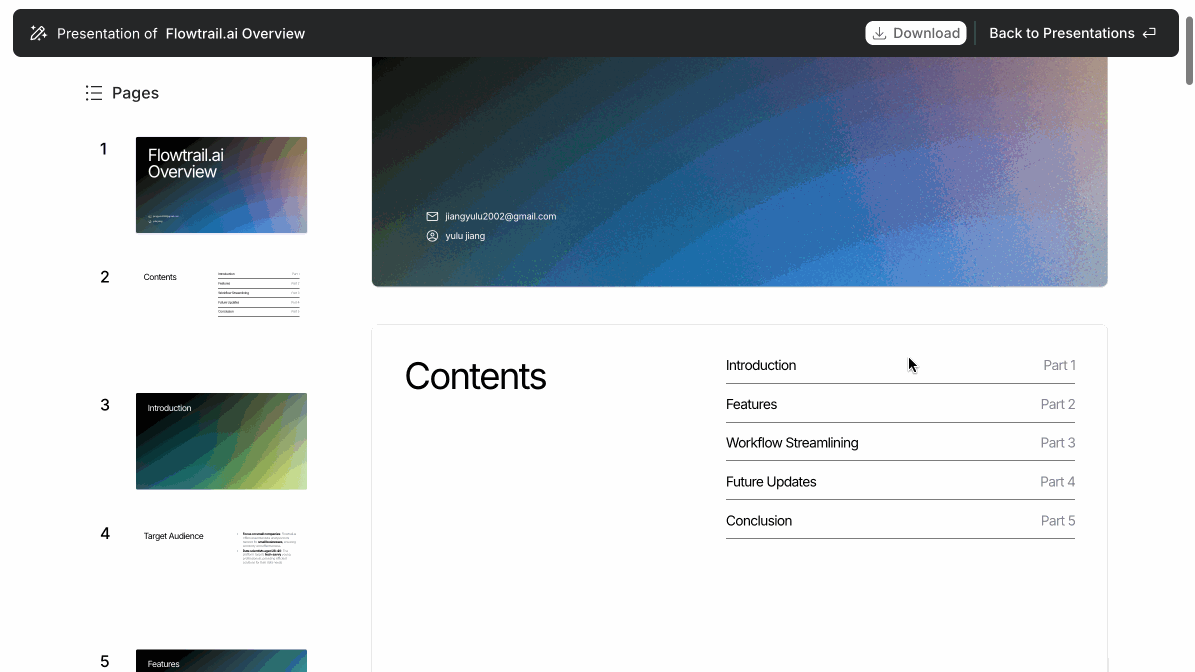 Create Presentation from Your Files and Data in One Click with Powerdrill AI