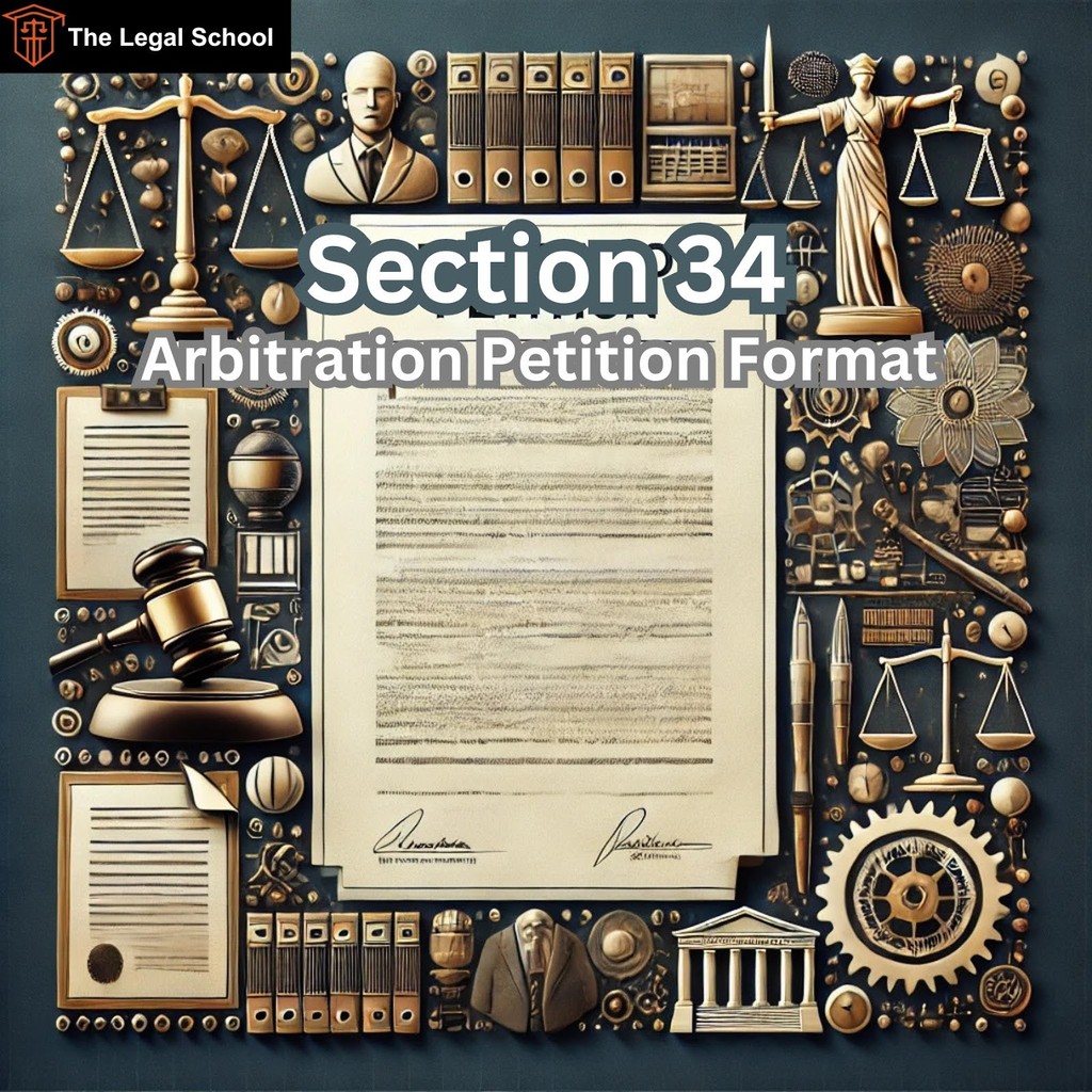 Section 34 Arbitration Petition Format