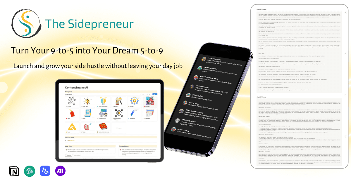 The Sidepreneur