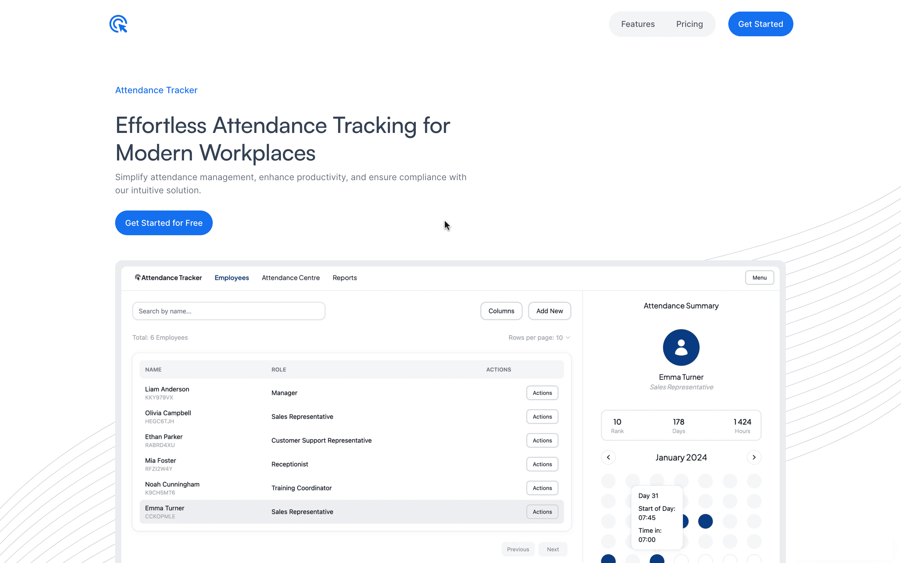 Attendance Tracker - Effortless attendance tracking.