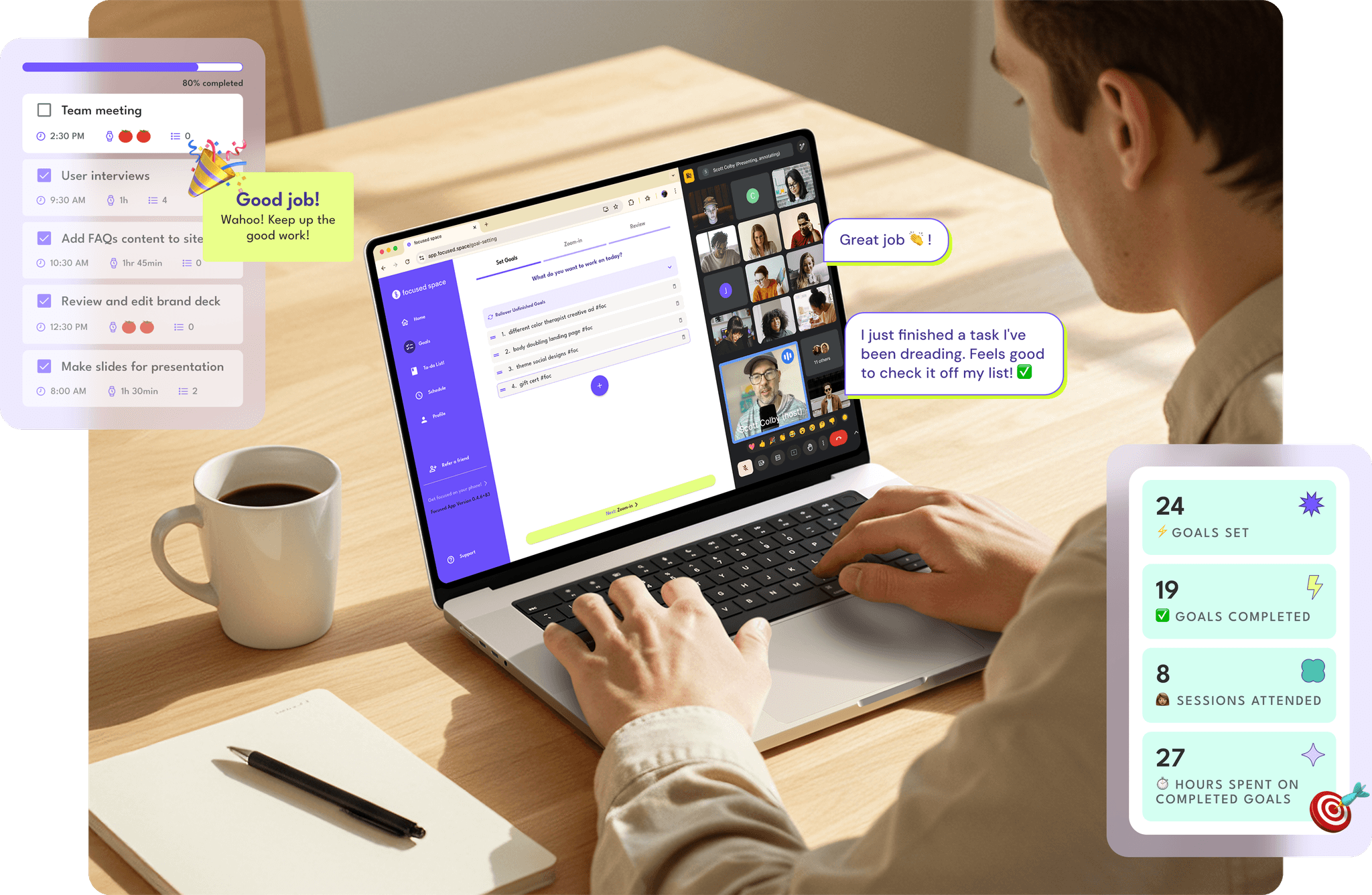 focused - Boost productivity, accomplish your goals