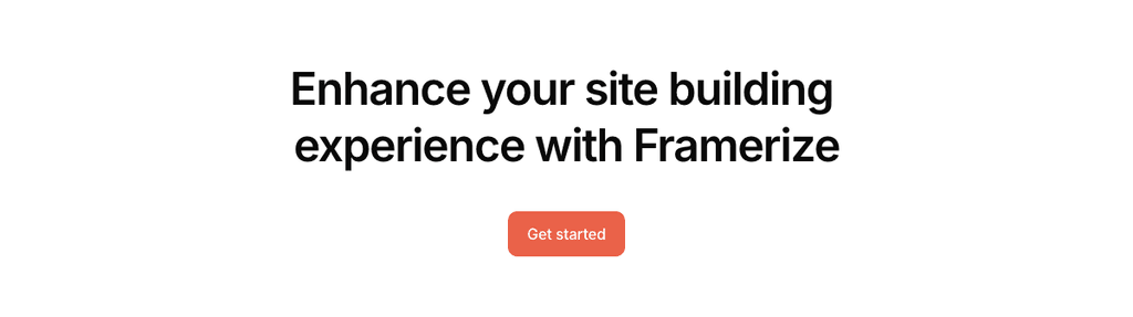 Framerize — Framer Component Library