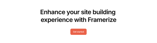Framerize — Framer Component Library