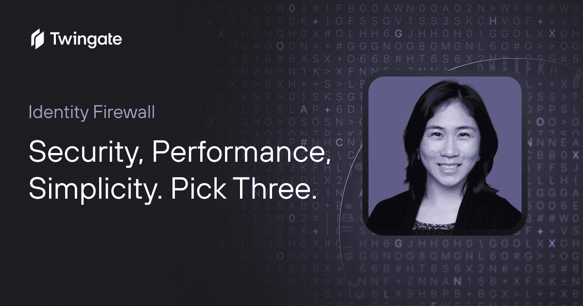 Introducing Identity Firewall: Security, Performance, Simplicity. Pick ...