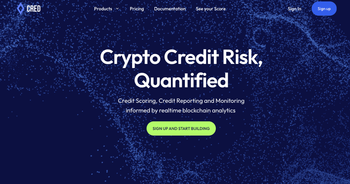 Cred Protocol - Credit Data Infrastructure