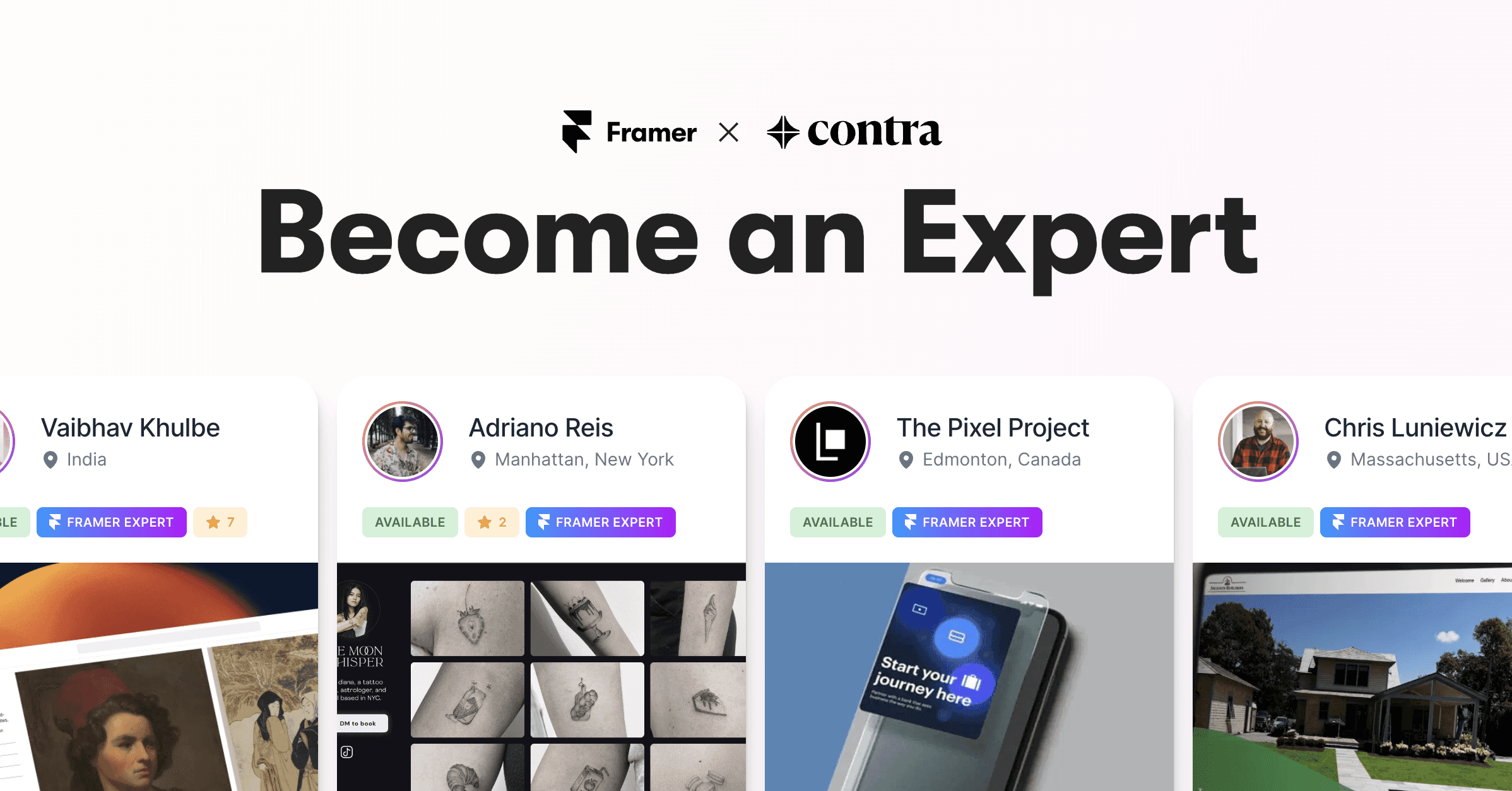 Framer Expert Network — Framer