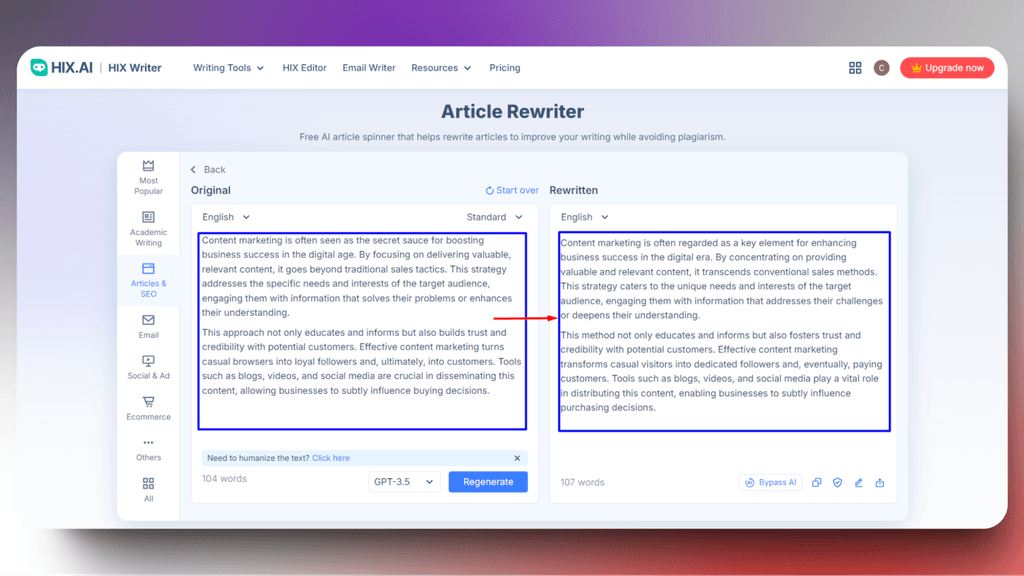 16 Best AI Article Rewriter Tools in 2025 [Tested]