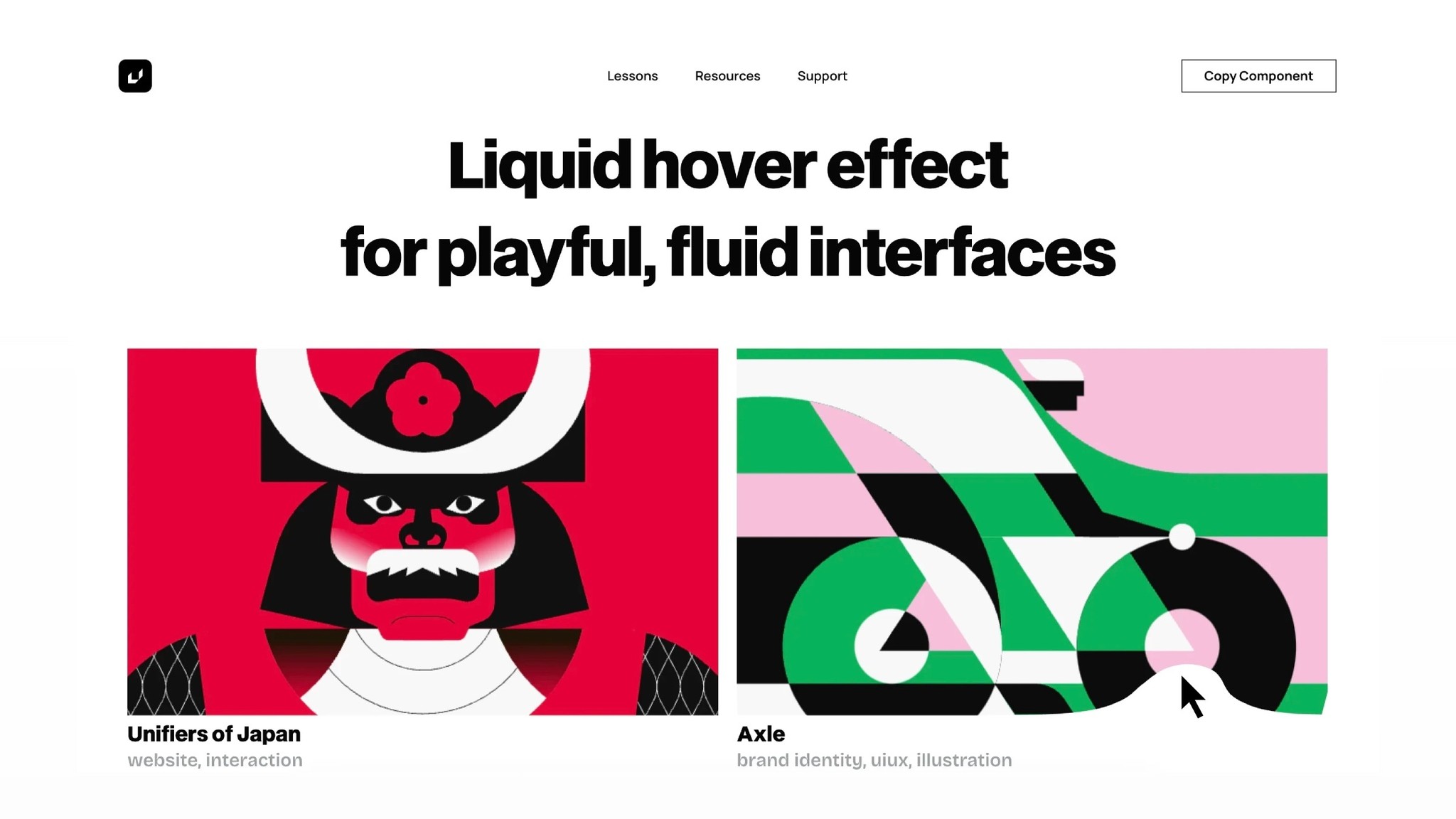Liquid Hover Interaction in Framer — Framer Resource