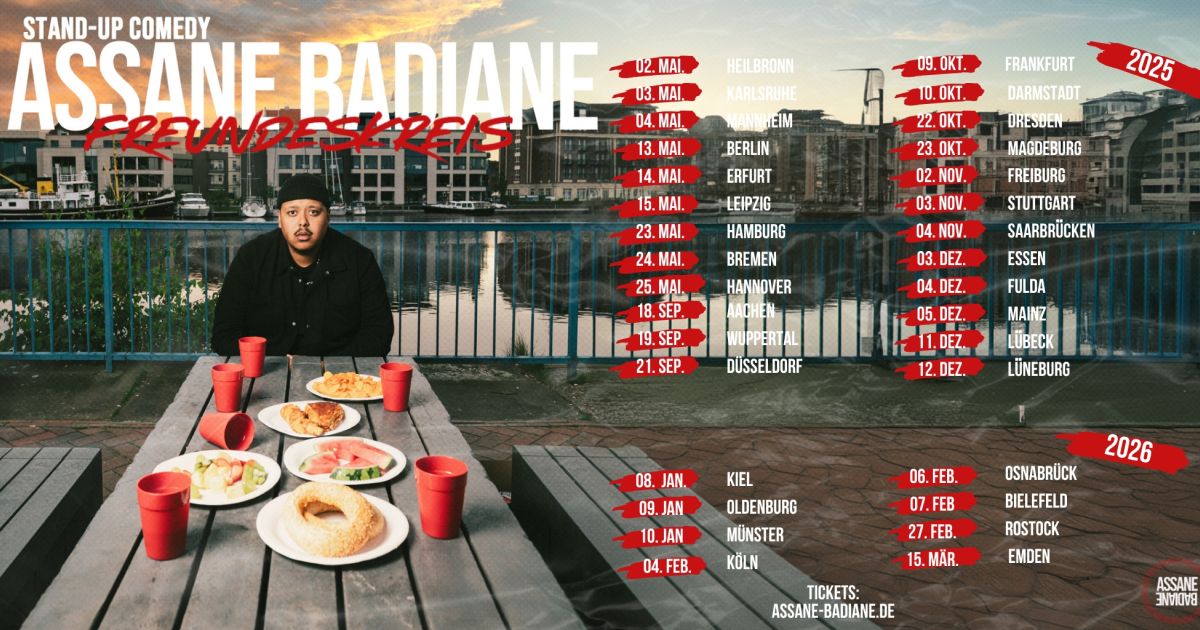 Assane Badiane | Stand-up Comedy aus Emden, Ostfriesland