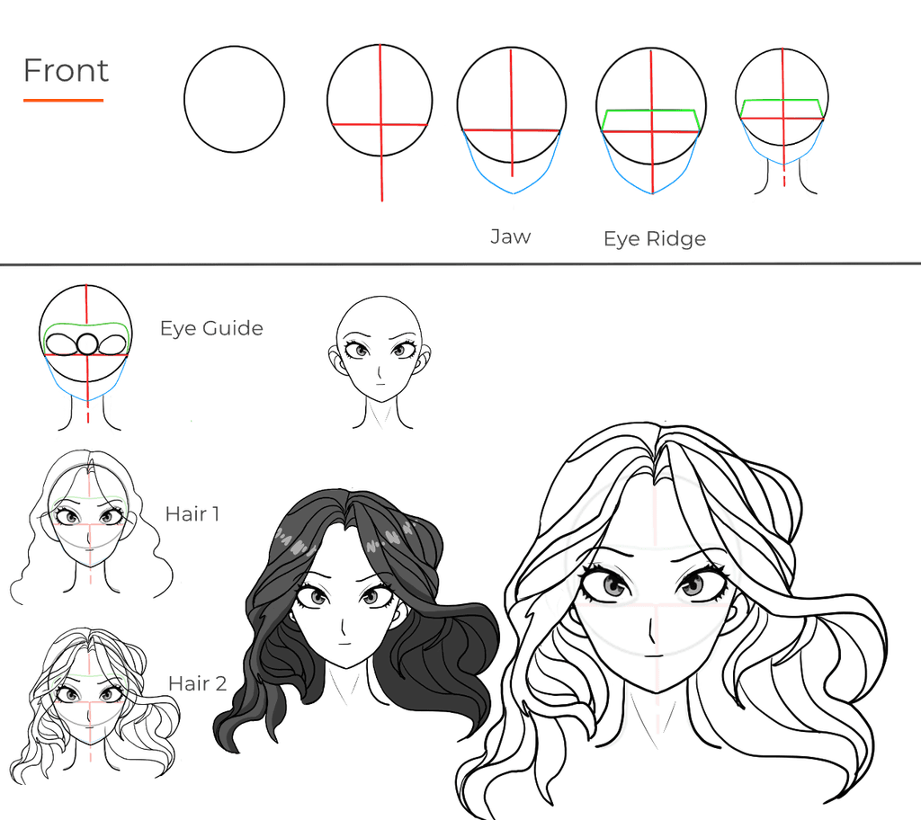 Art Tutorial: How to draw an anime face | Magma