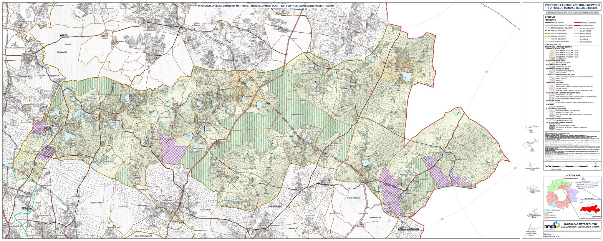 VMRDA 2041 & HMDA 2031 Master Plans | RRR Alignment Map - Charan Group