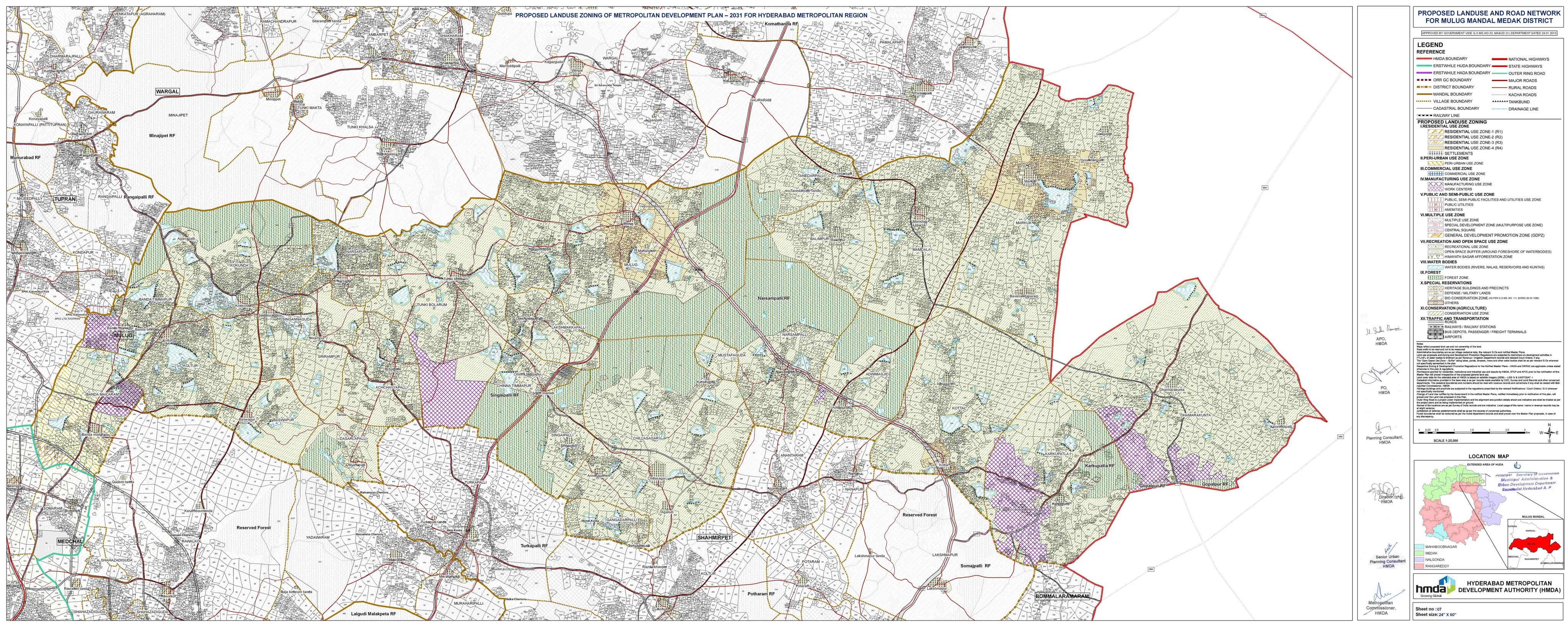 VMRDA 2041 & HMDA 2031 Master Plans | RRR Alignment Map - Charan Group