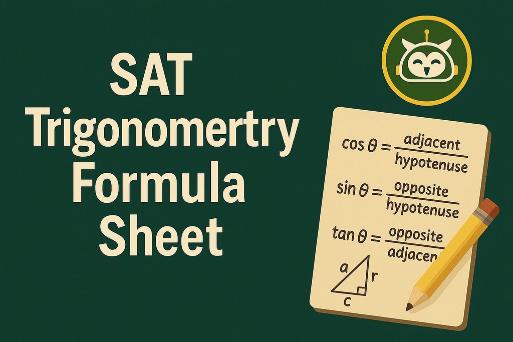 SAT Trigonometry Formula Sheet: Essential Formulas and How to Use Them ...