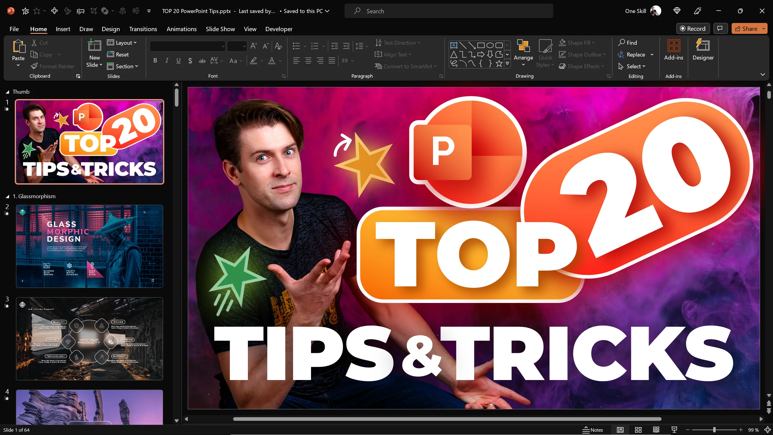 One Skill PowerPoint