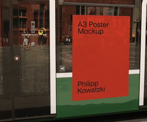 Mockups Digital | A3 Poster Outside