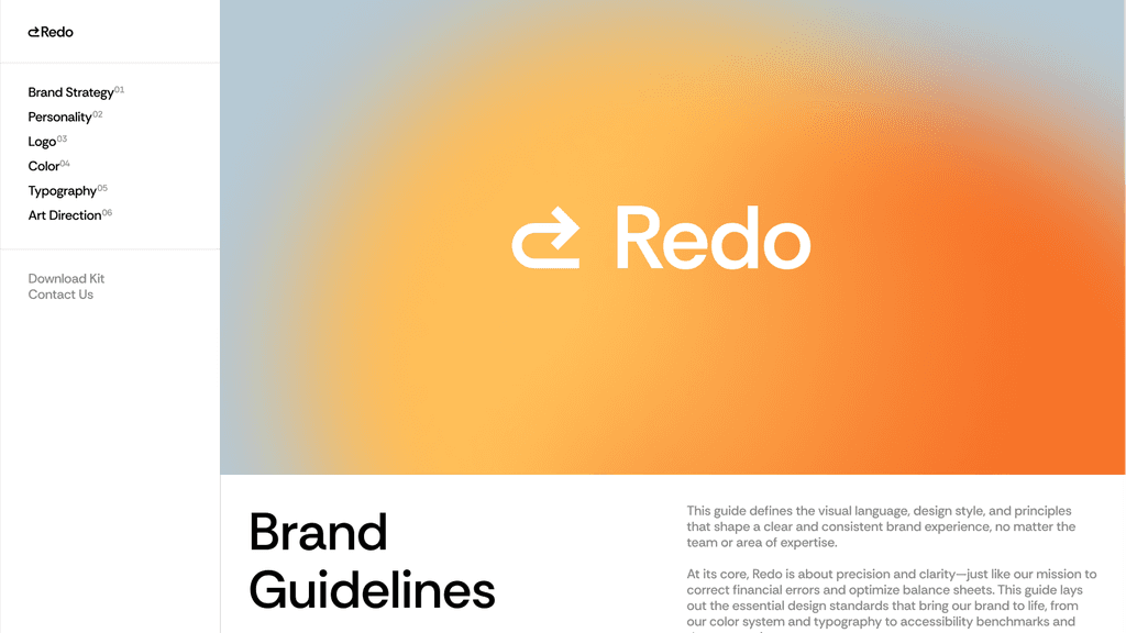 Redo - Snapkit - Framer Template