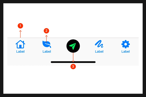 Tab Bar UI Design: Best practices, Design variants & Examples | Mobbin ...