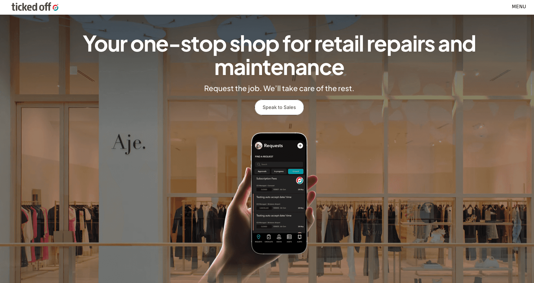 Ticked Off | Fully Managed Retail Facilities Management