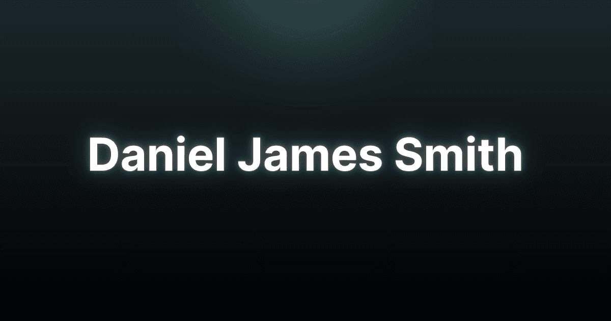 Daniel James Smith Art