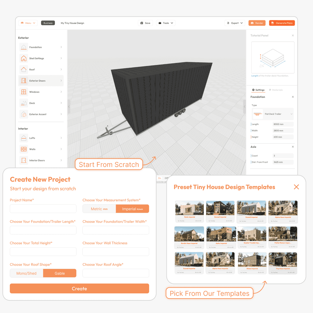 Tiny Easy | 3D Tiny House Designer - Personal Projects
