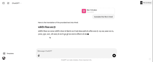 How to Use ChatGPT to Translate Files