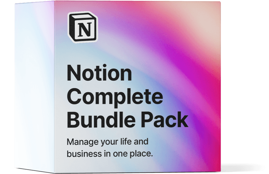 Complete Notion Bundle Templates Pack @ Solt Wagner