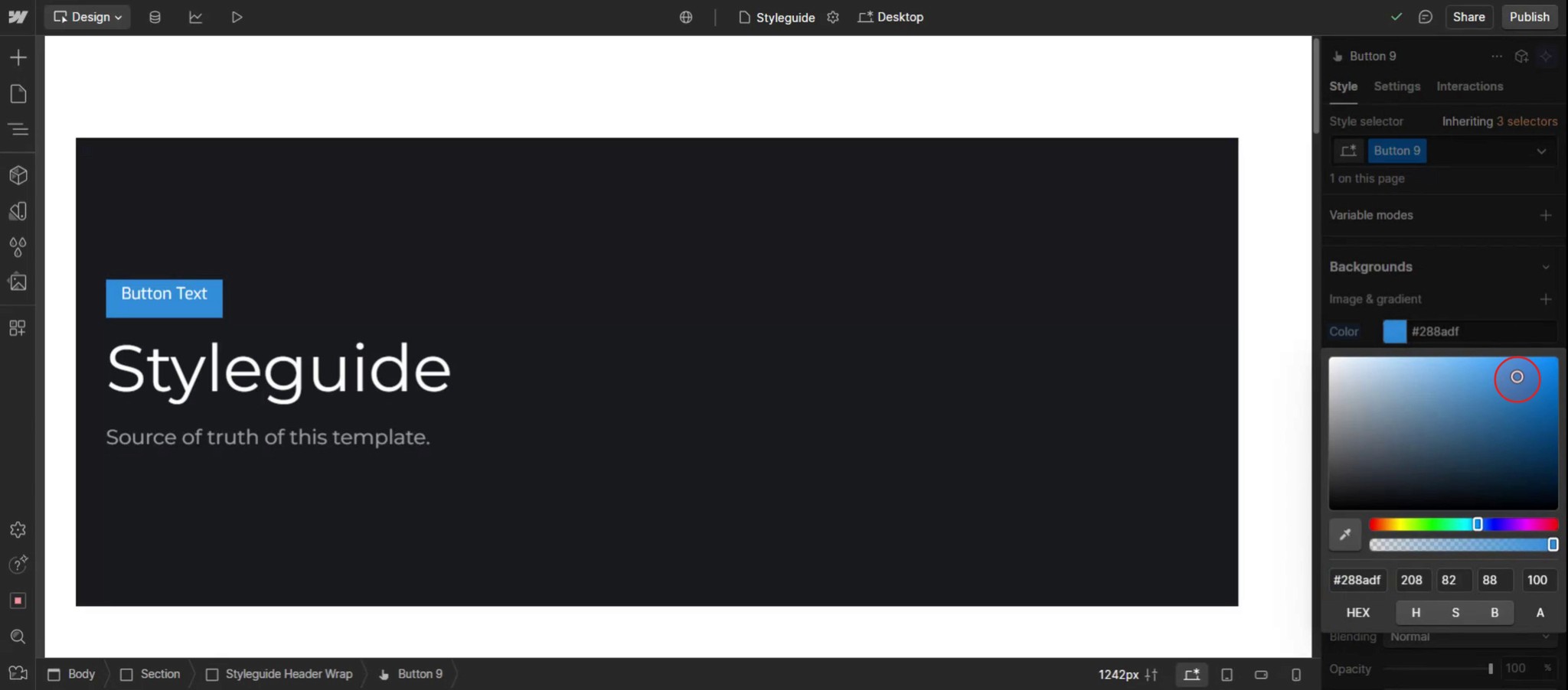 How To Center A Button In Webflow - 1 minute video guide