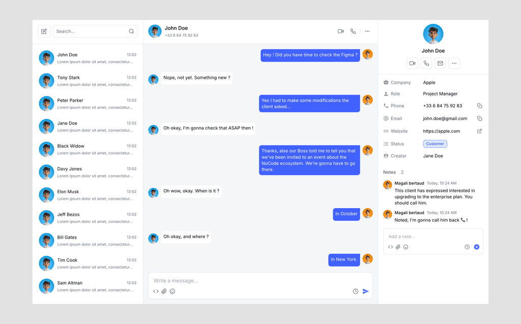Nocodable - Components library for Bubble