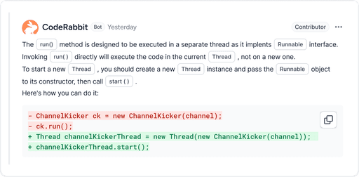 AI Code Reviews | CodeRabbit | Try for Free