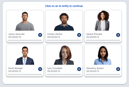Instant mock case interviews with AI