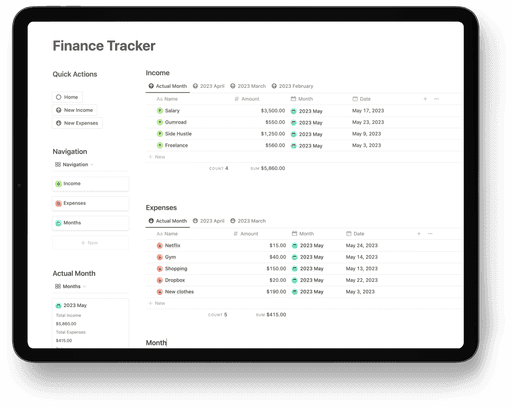 Ultimate Notion Finance Tracker Template - Solt Wagner