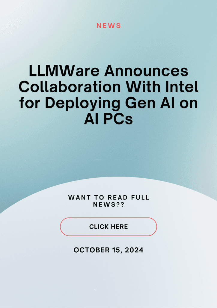 LLMWare - AI for Complex Enterprises
