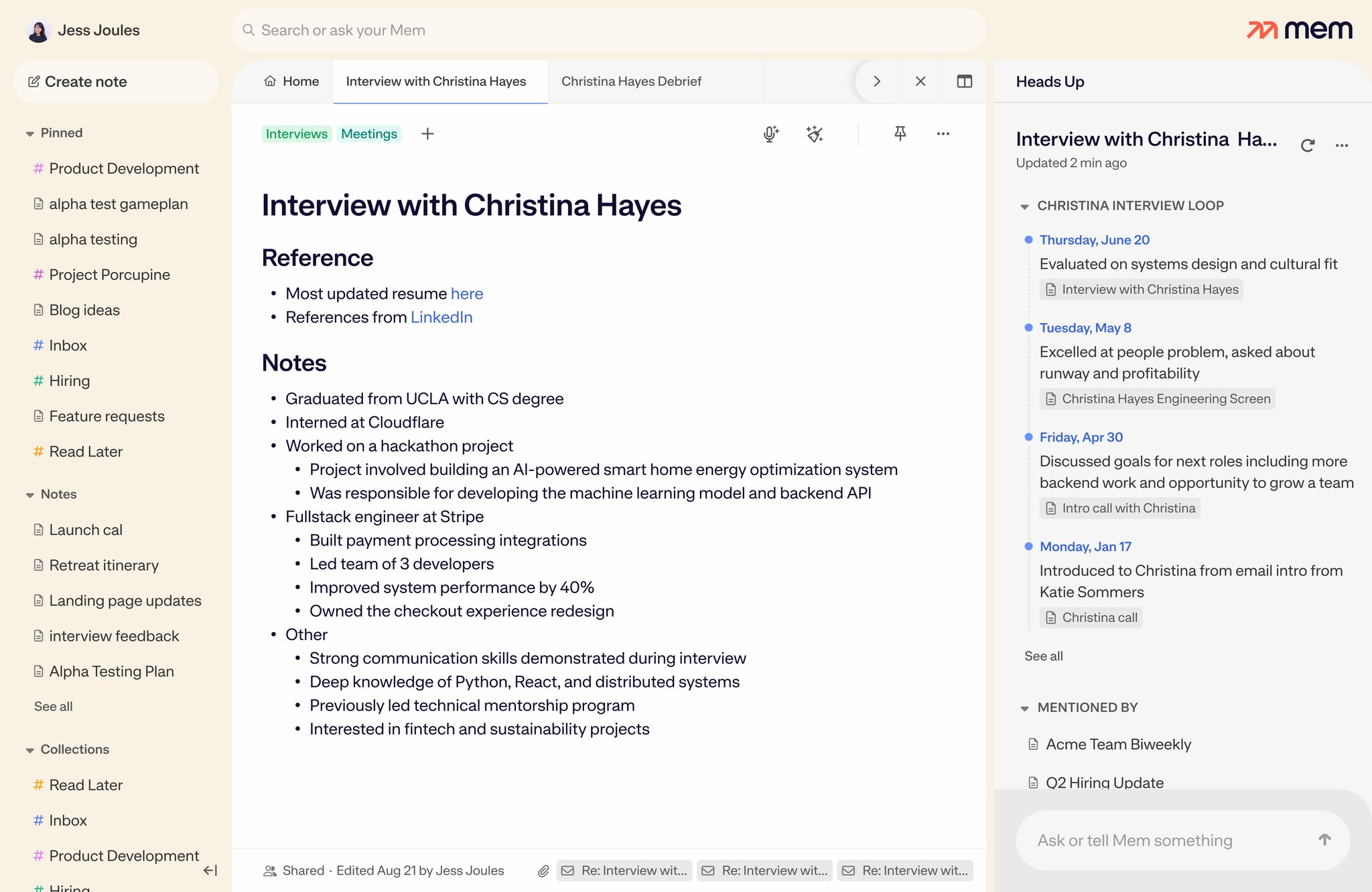 Introducing Mem 2.0: The World's First AI Thought Partner - Mem – Your ...