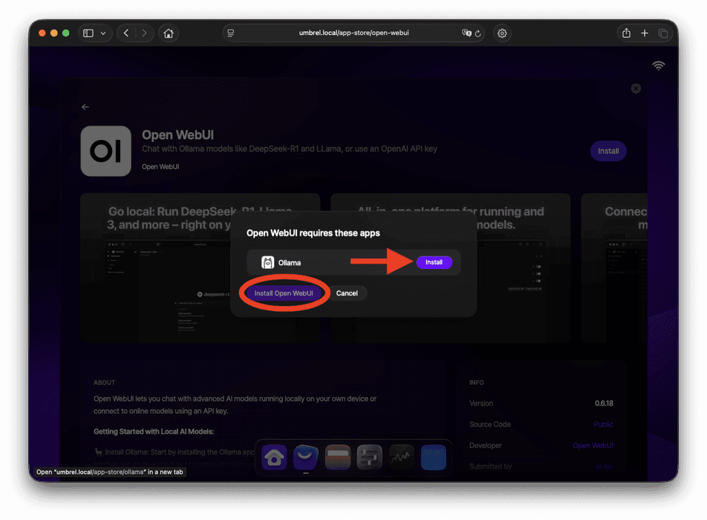 Installing Apps - Umbrel - Personal home server and OS for self-hosting