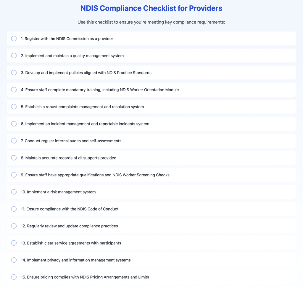 NDIS Compliance: Essential Requirements and Best Practices for ...