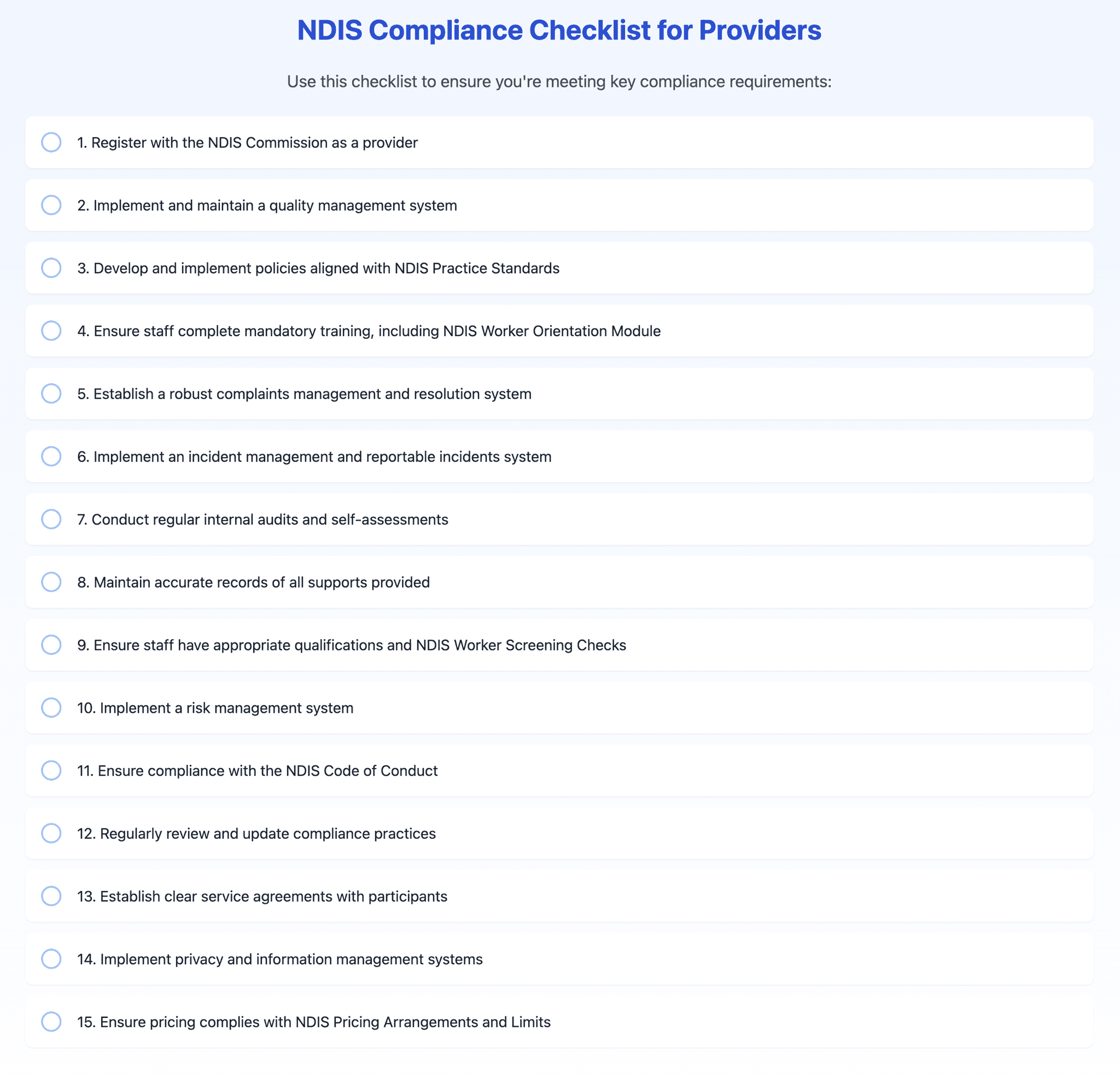 NDIS Compliance: Essential Requirements and Best Practices for ...