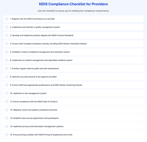 NDIS Compliance: Essential Requirements and Best Practices for ...