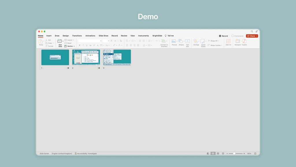 Retro Windows Template - D Story