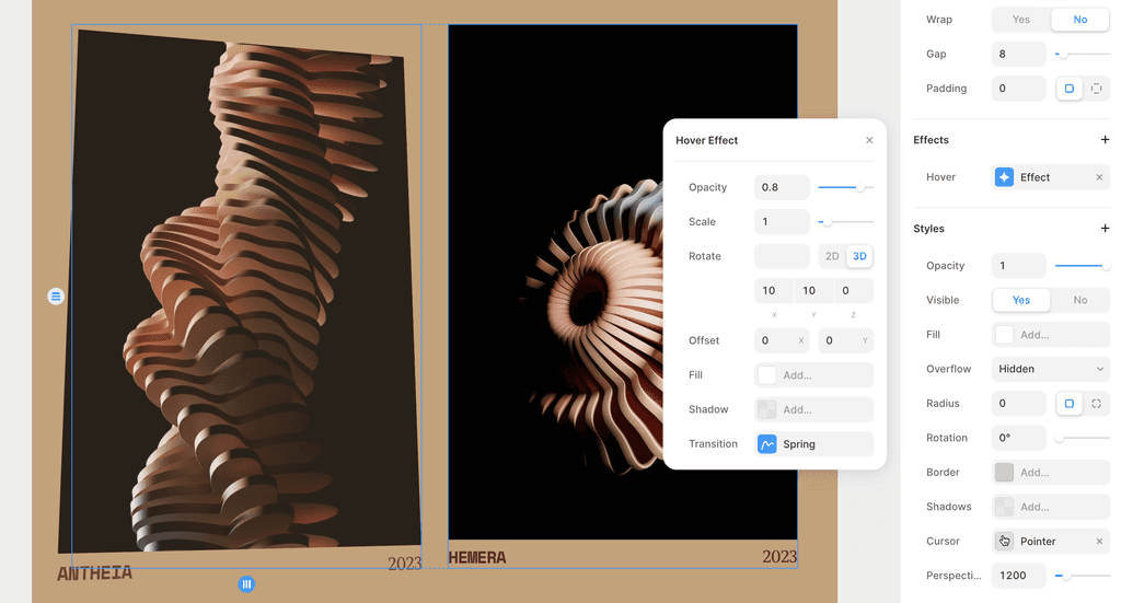Exploring Scroll and Hover Effects in Framer — Framer Blog