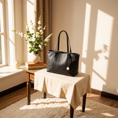 product photography of tote bag