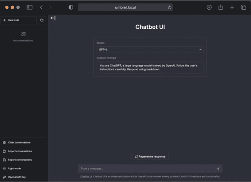 umbrelOS - An elegant OS for your home server