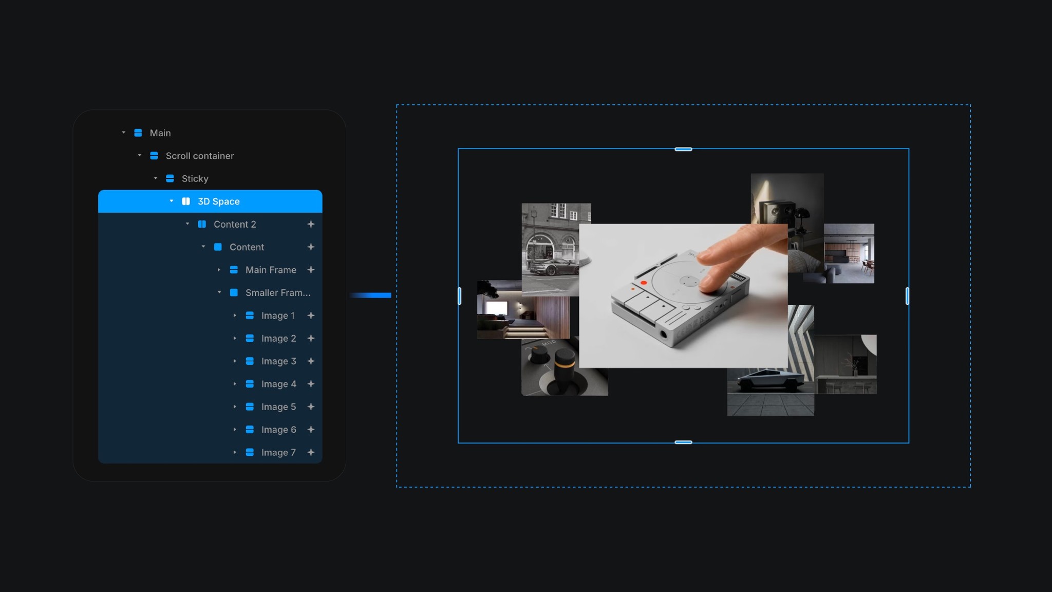 Crazy 3D Scroll Animation in Framer — Framer Resource