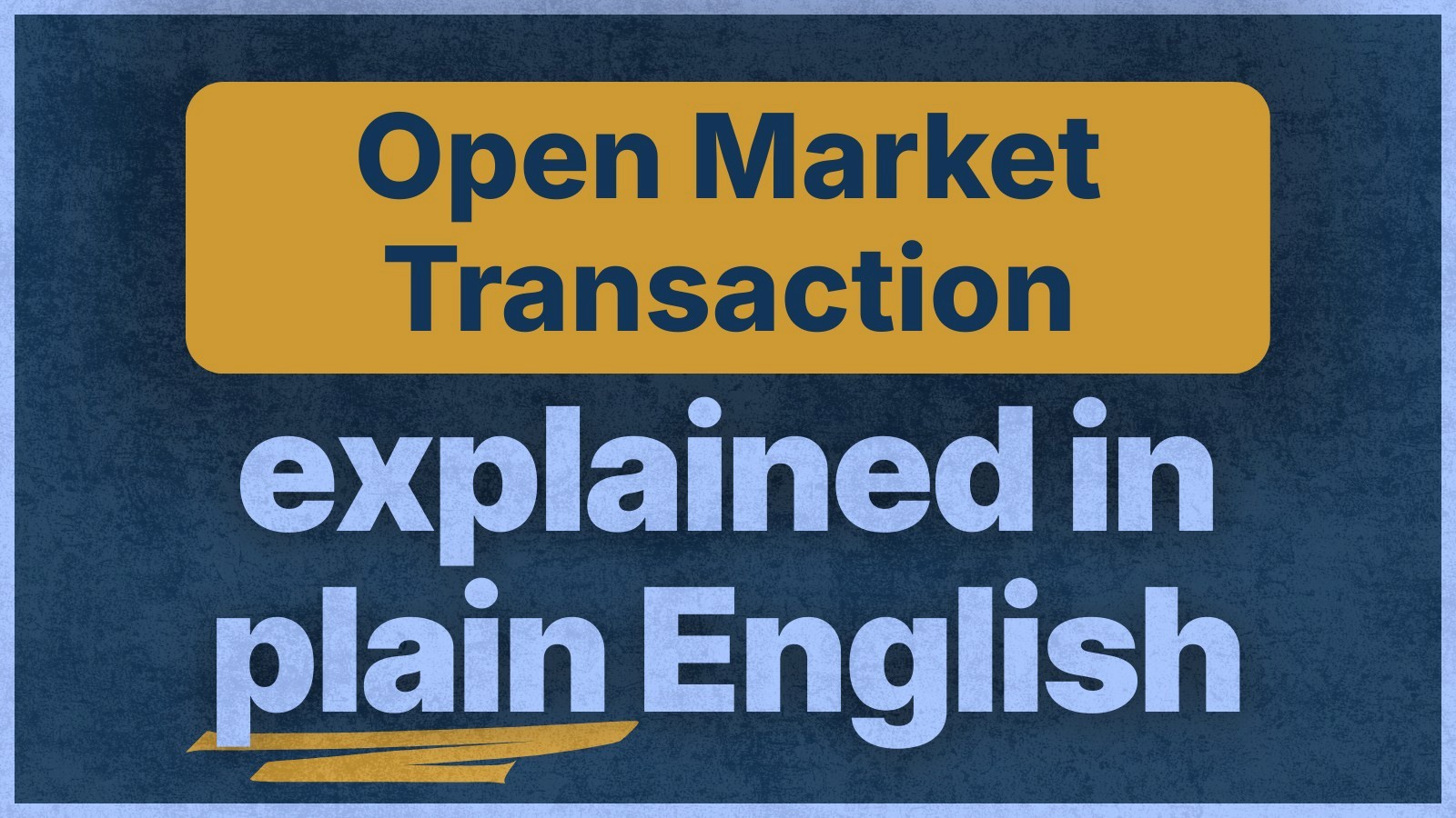 Open Market Transaction: Fair Play in Real Estate Sales
