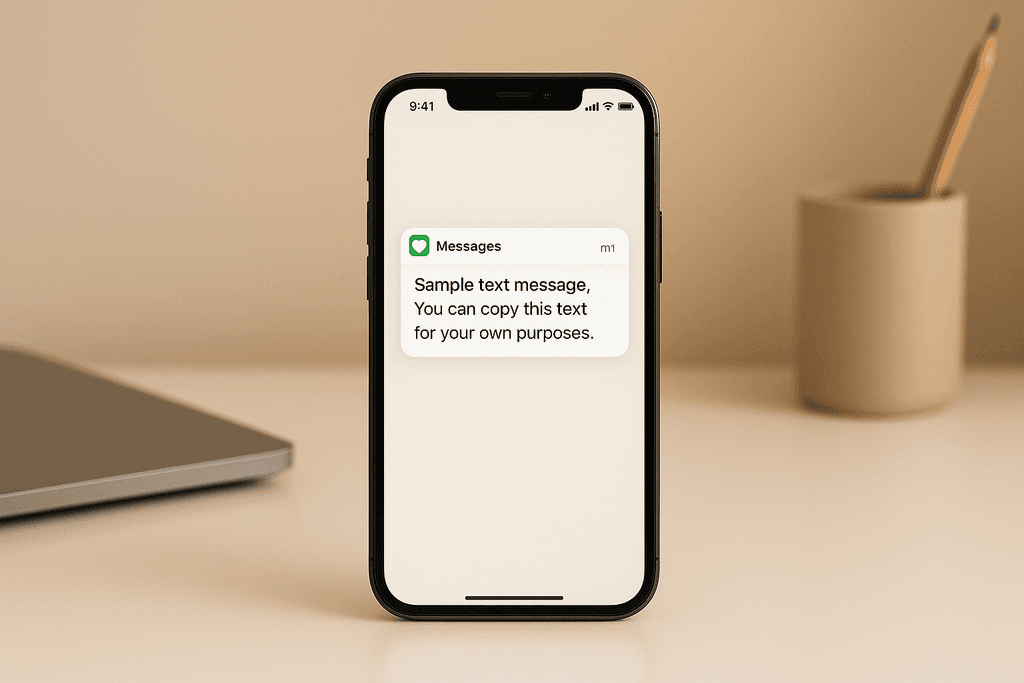 43 Sample Text Messages You Can Copy