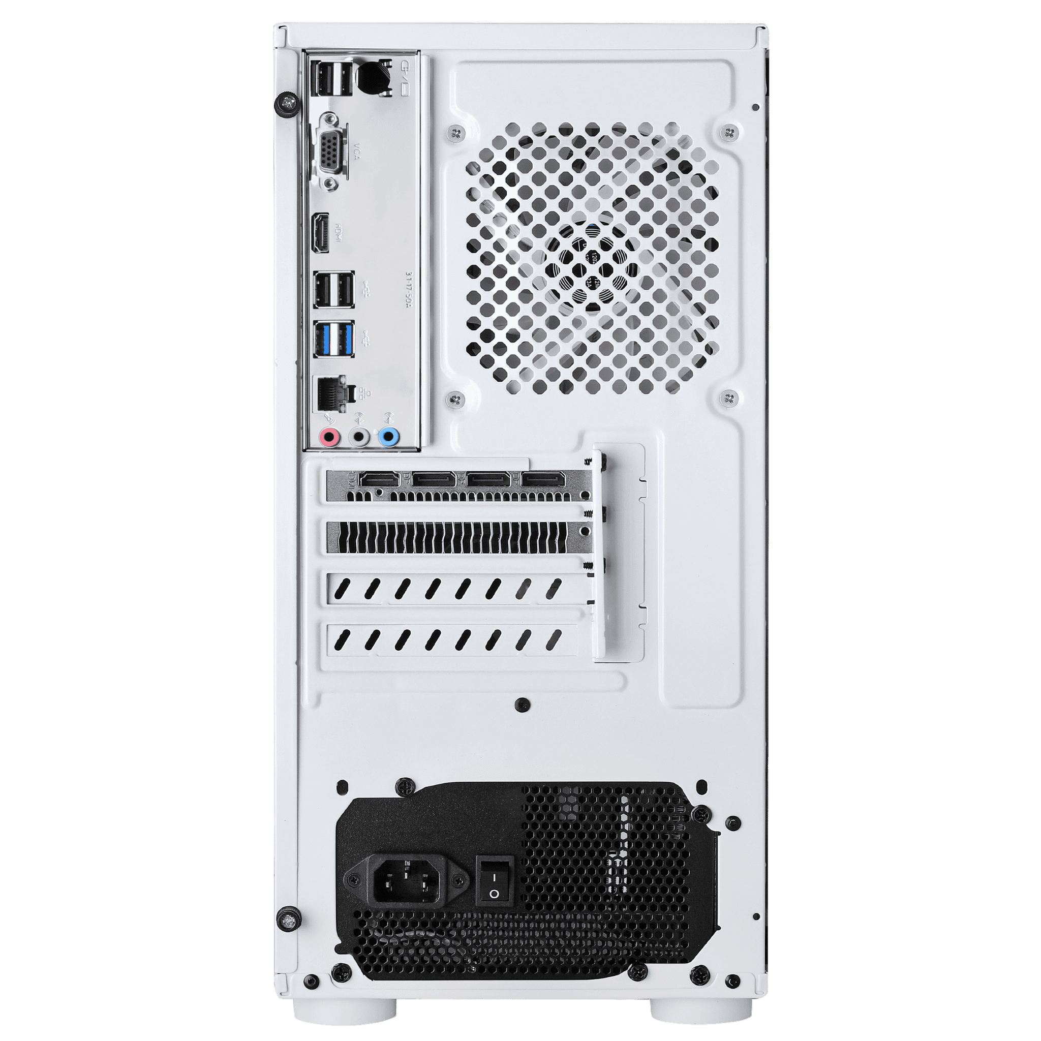 Blackout Eclipse: V1 White Build - Intel i7 - AMD RX 580 8GB